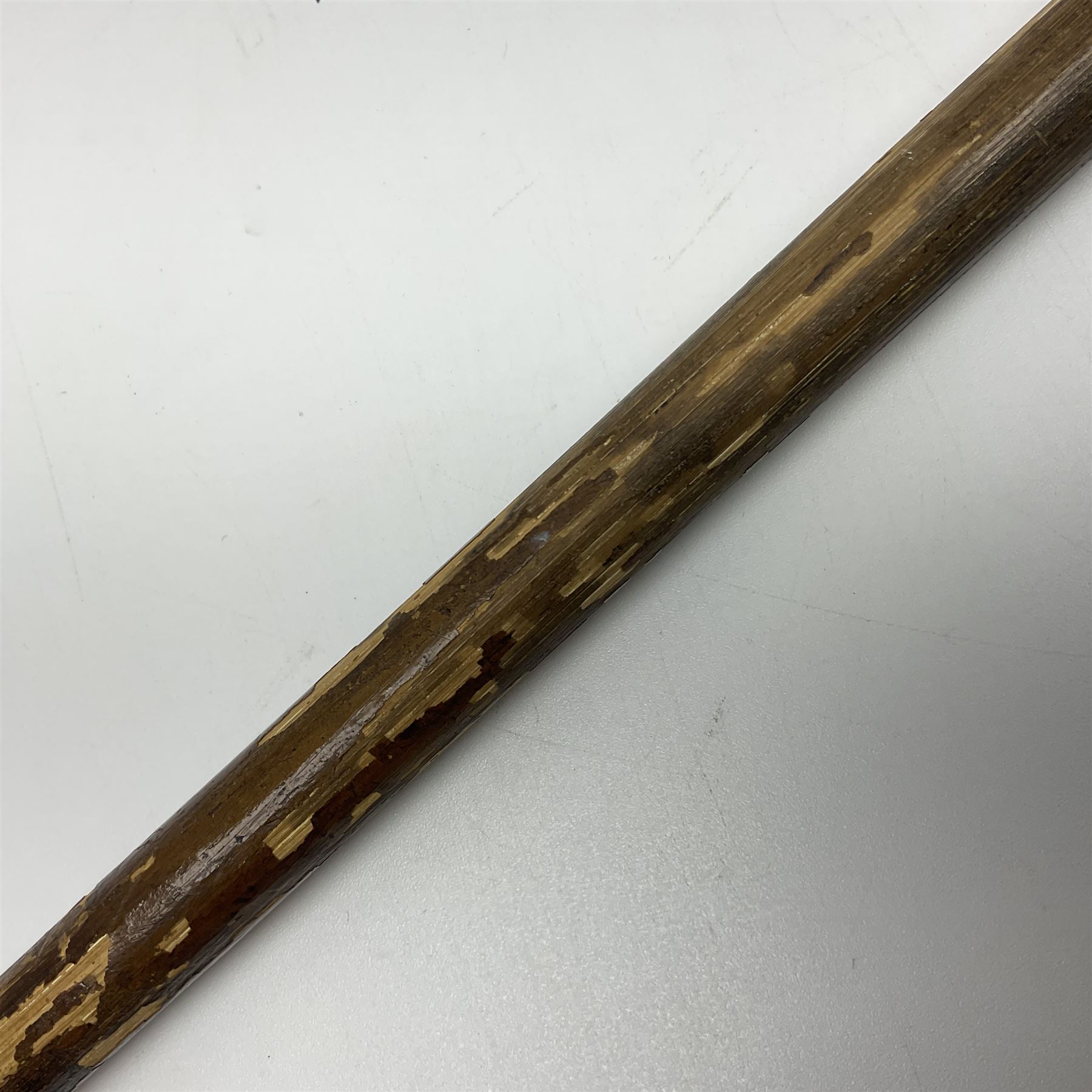 Late 19th/early 20th century 7mm walking stick gun with cane shrouded ...