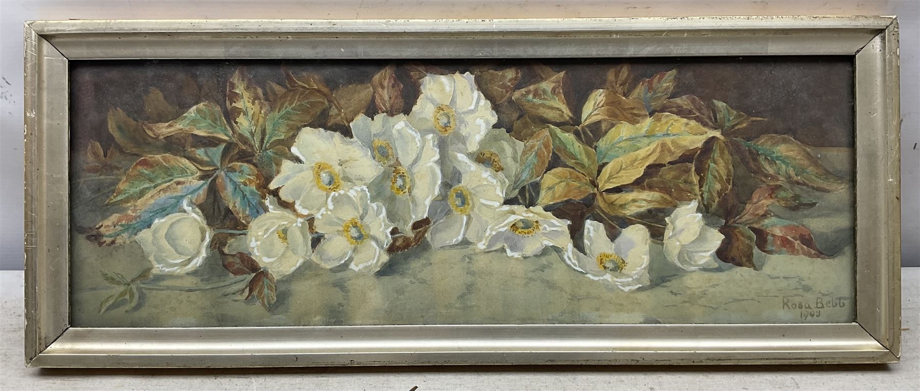 Minnie Rosa Bebb (British 1857-1945): Still Life of White Flowers ...