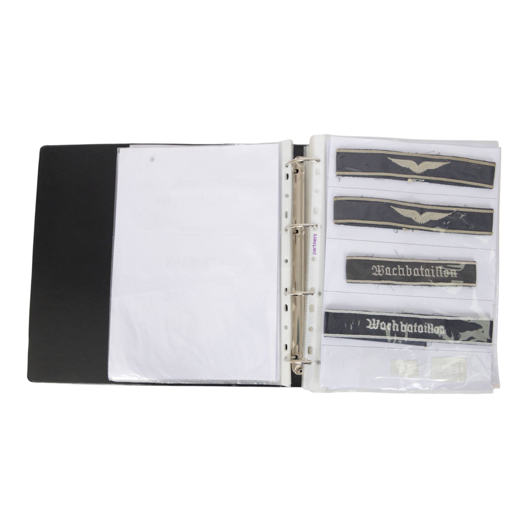 Collection of East German and West German Military cloth insignia ...