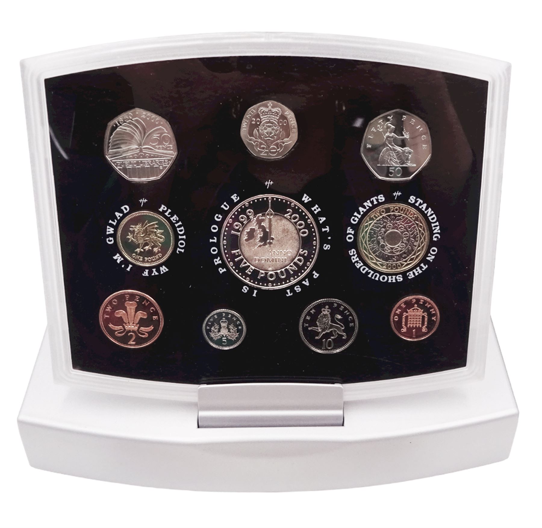 The Royal Mint United Kingdom 1998 proof coin collection and 2000 ...
