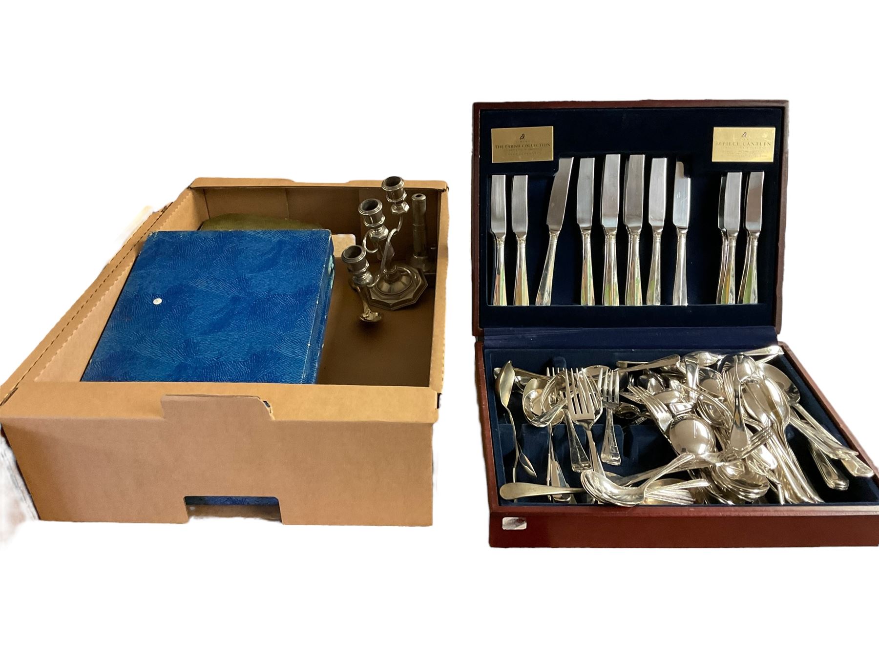 Pair of blue and white table lamps | Wood, Metal & Other Decorative ...