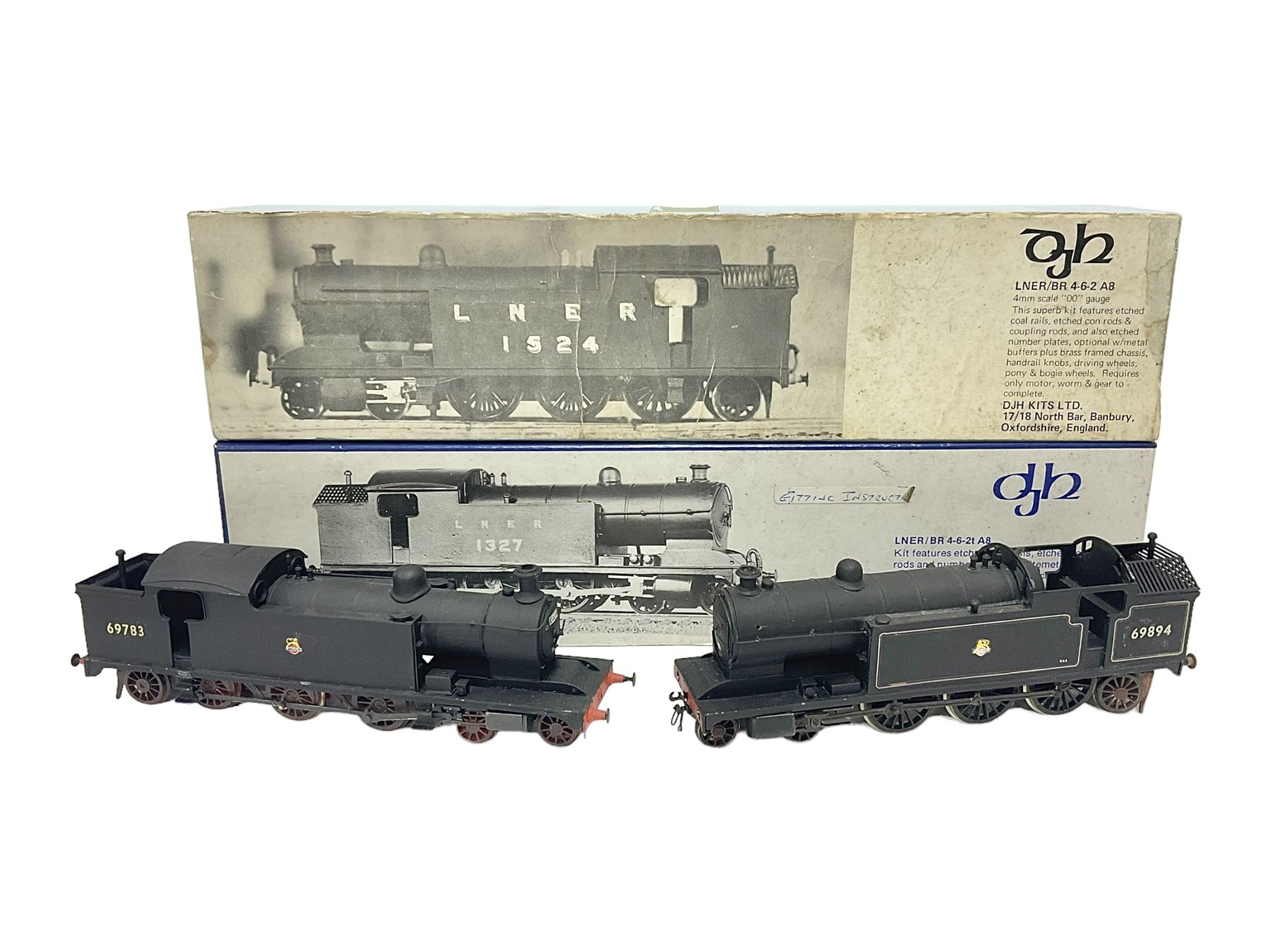 DJH Models ‘00’ gauge - two kit built steam locomotives comprising LNER ...
