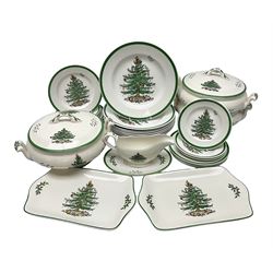 Collection of Spode Christmas Tree pattern part dinner - 09/02/2024