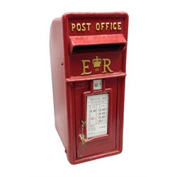 Reproduction red painted cast iron postbox | Antiques, Collectables ...
