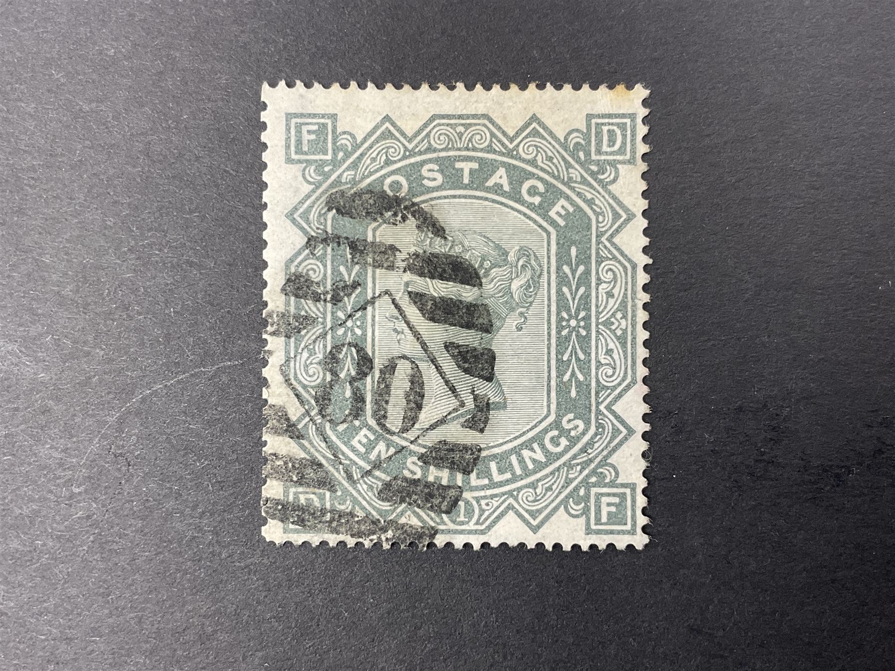 Queen Victoria used ten shillings stamp | Stamps | 54042