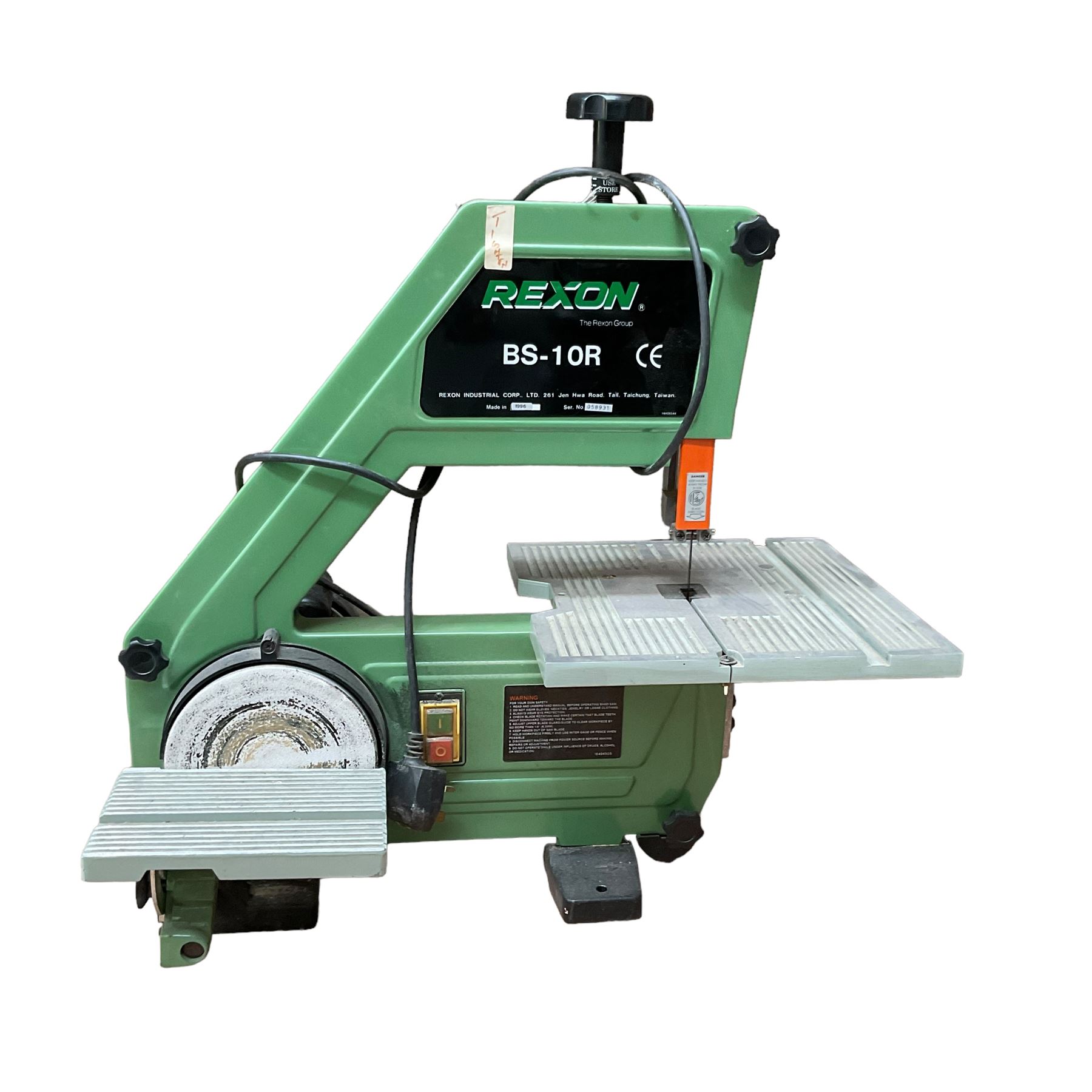 Rexon BS 10R bandsaw Garden Home Commercial Assets