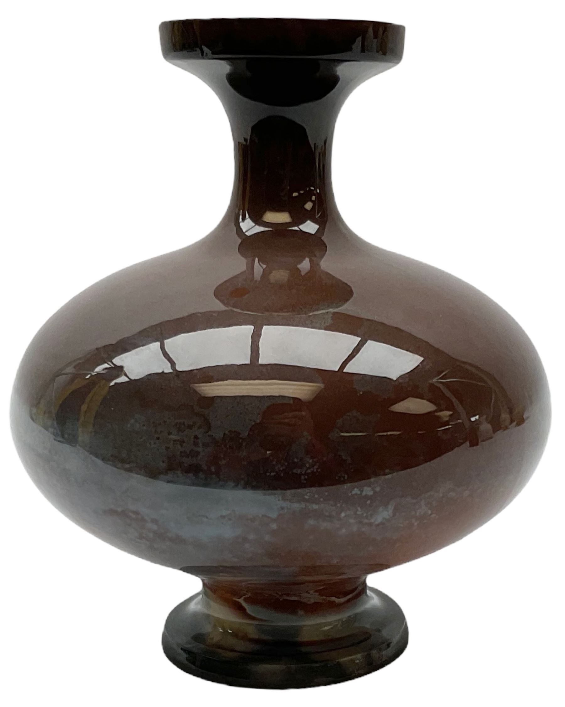 Royal Worcester ‘Sabrina Ware’ vase of globular form circa 1899 ...