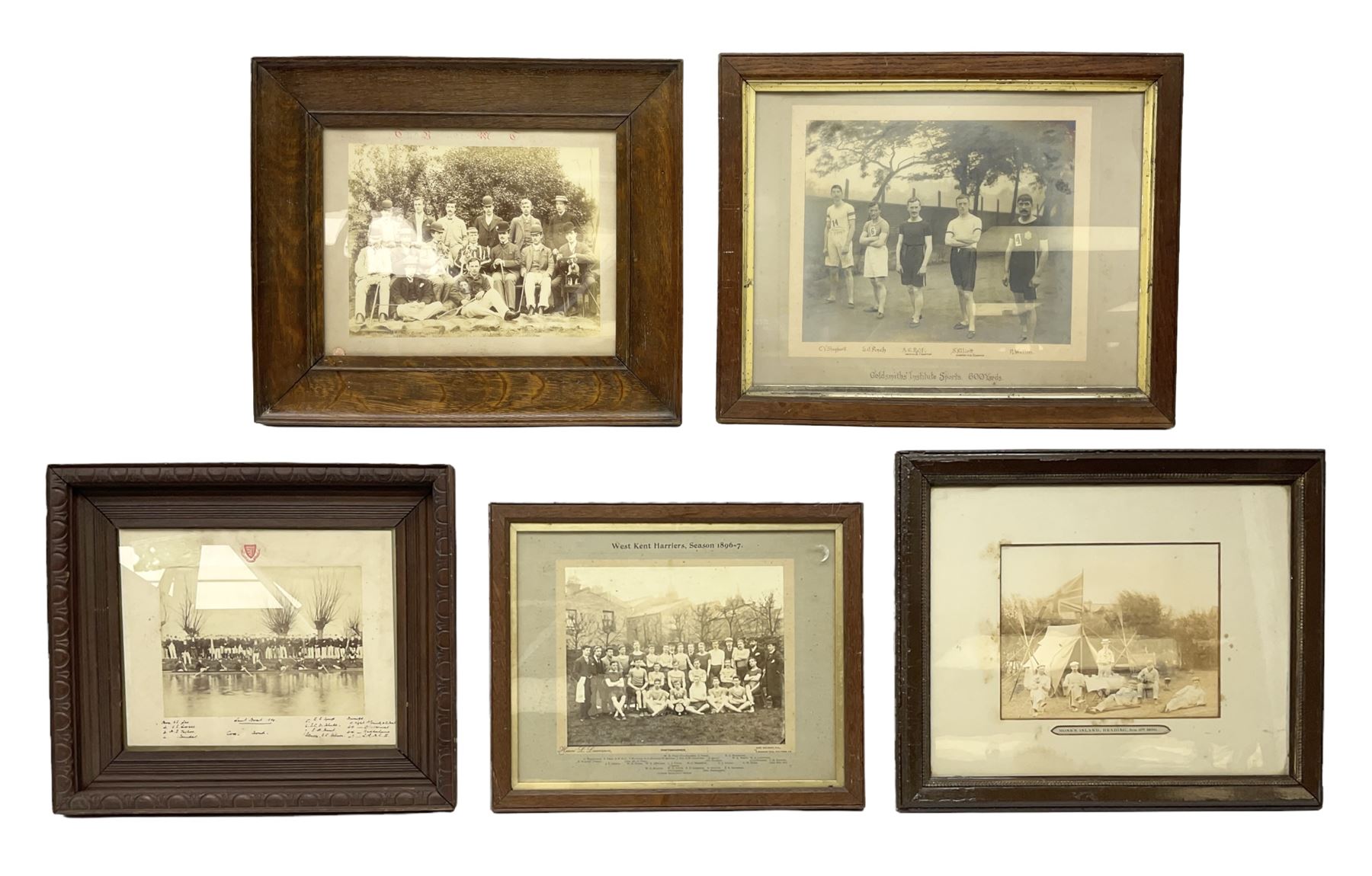 Five late 19th century photographs of sporting interest | Militaria | 49900