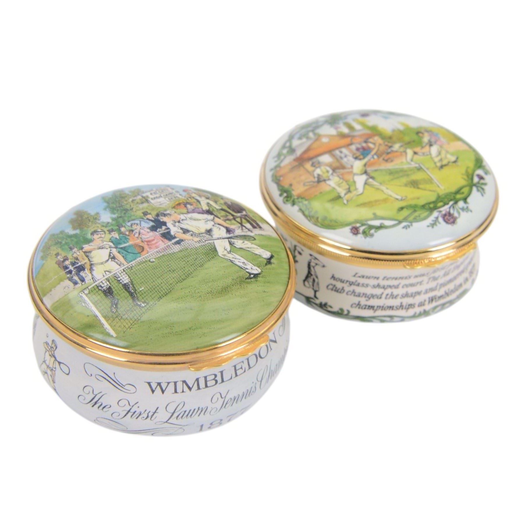 Two enamel boxes | Wood, Metal & Other Decorative Objects | 158108