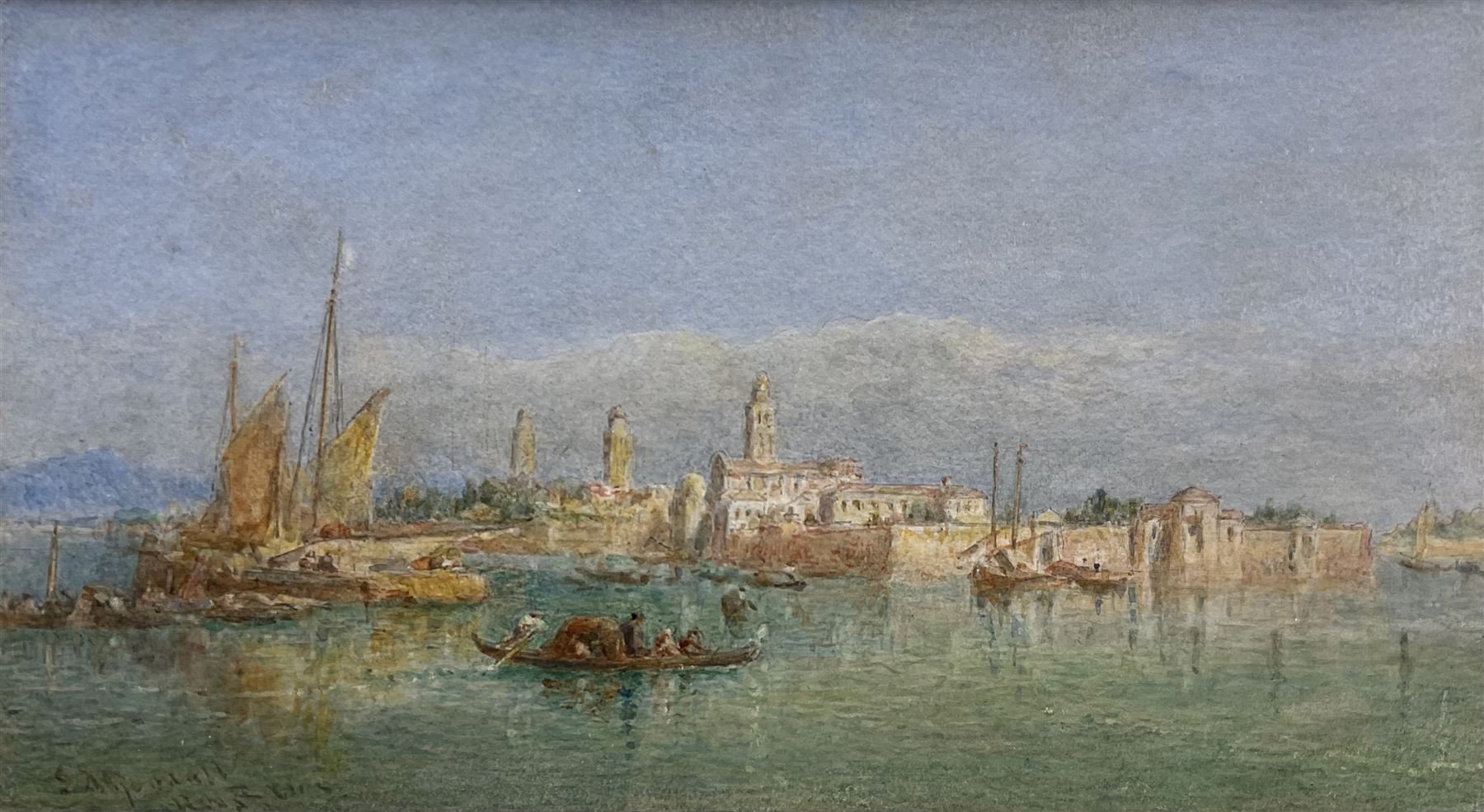 Edward Angelo Goodall (British 1819-1908): Venice | Paintings, Drawings ...