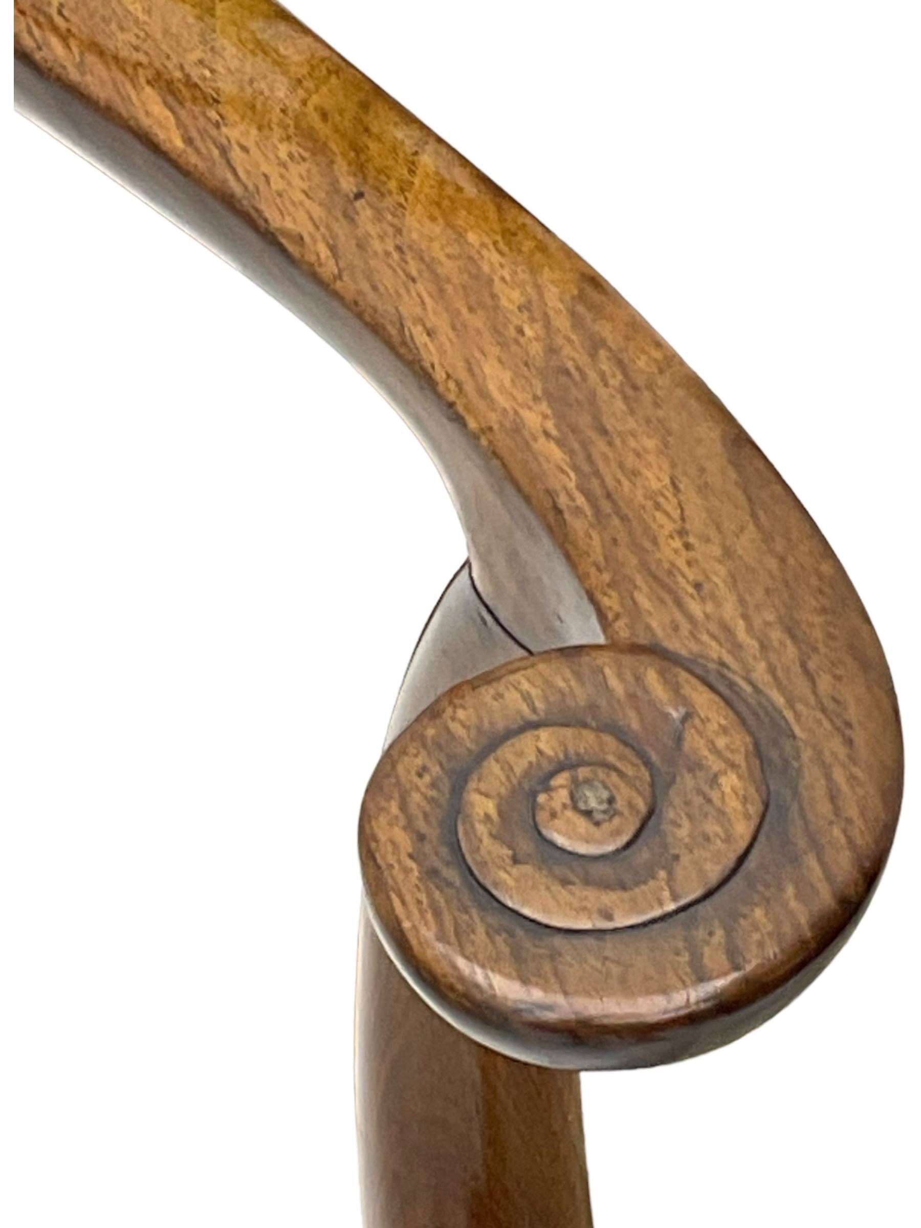 George III walnut elbow chair | Antique & Revival Furniture | 112734