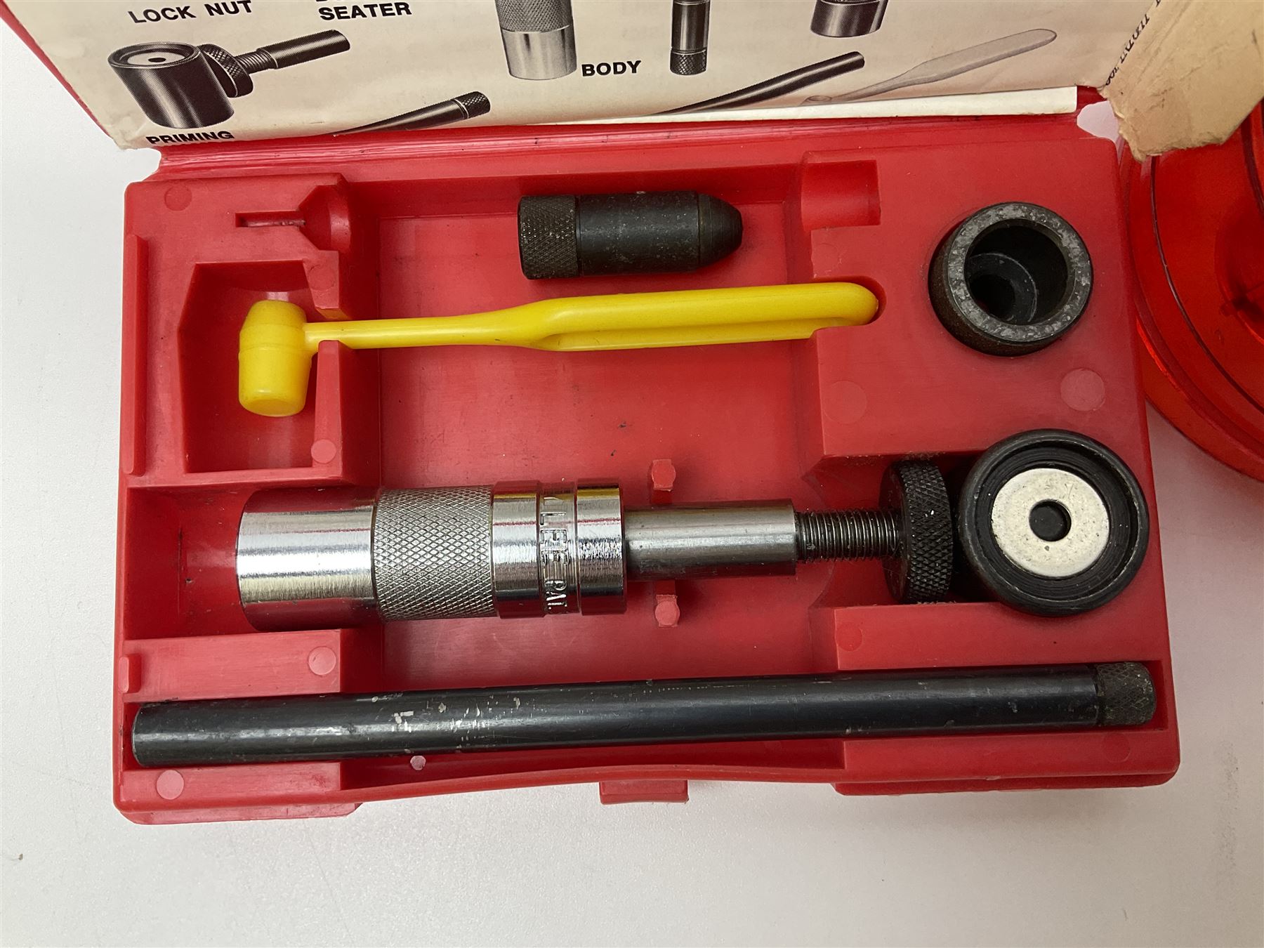 Three sets of reloading dies by Lee comprising .455 Webley, .303 ...