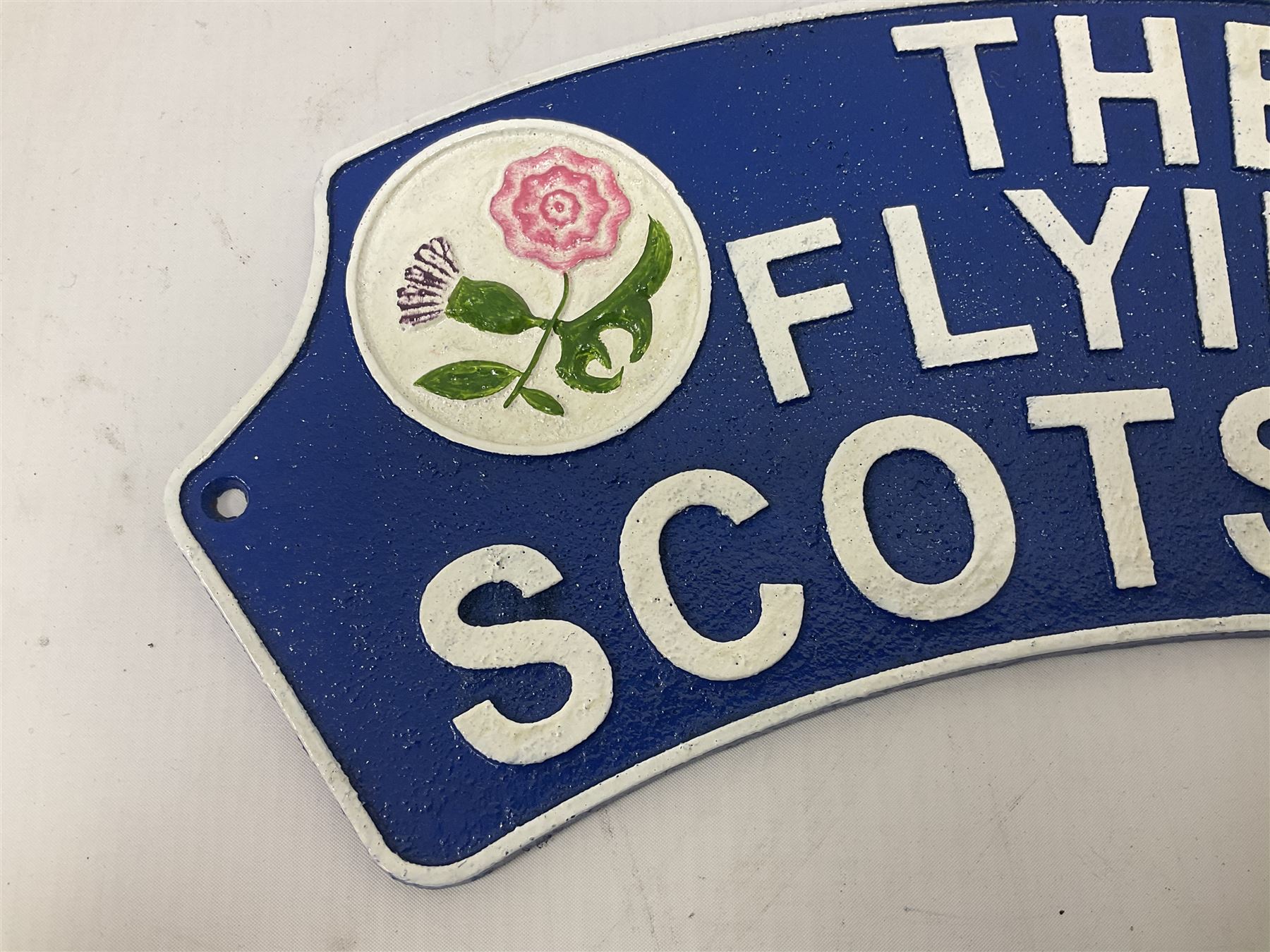 Cast metal sign 'The Flying Scotsman' | Wood, Metal & Other Decorative ...