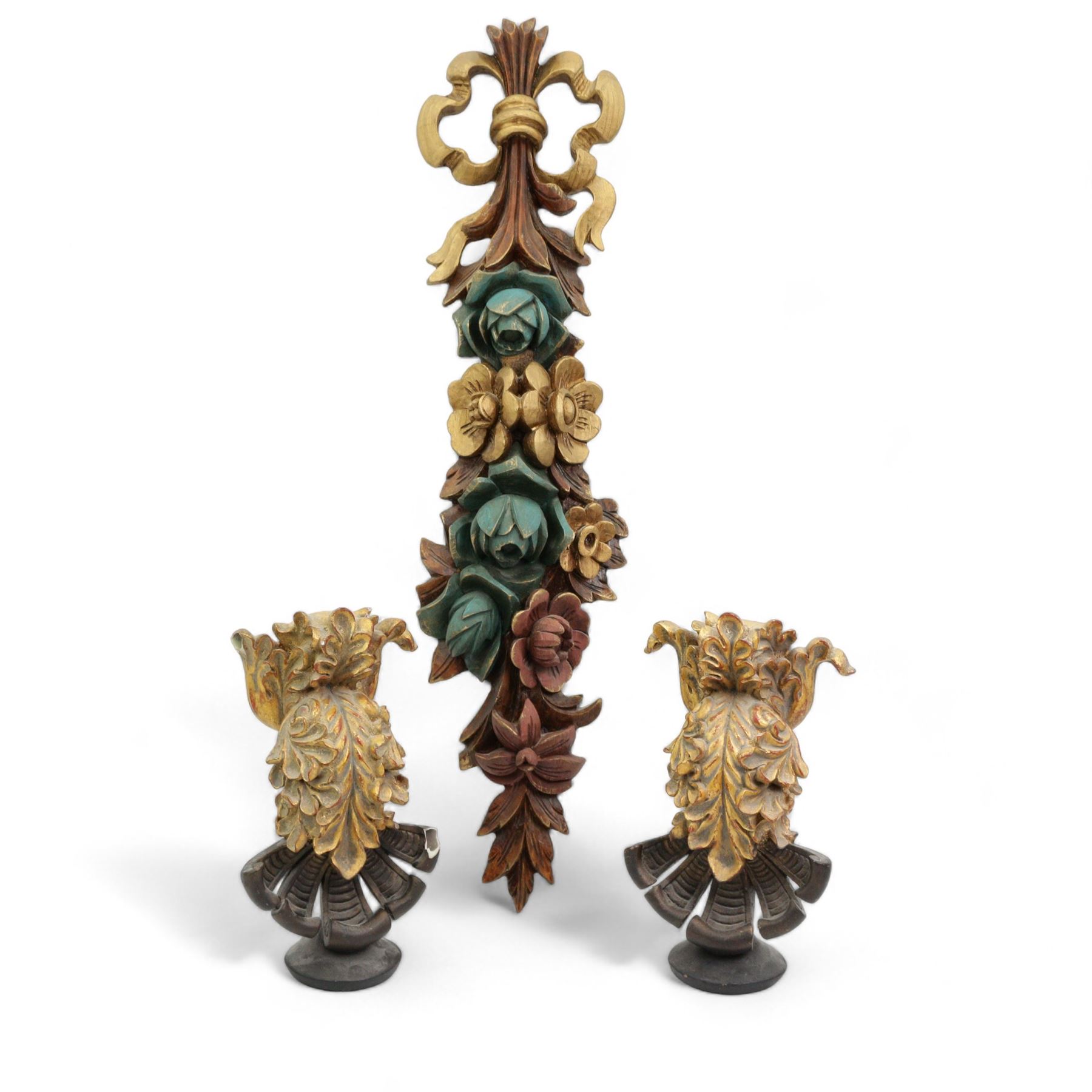 Pair of modern resin wall mounts | Wood, Metal & Other Decorative ...