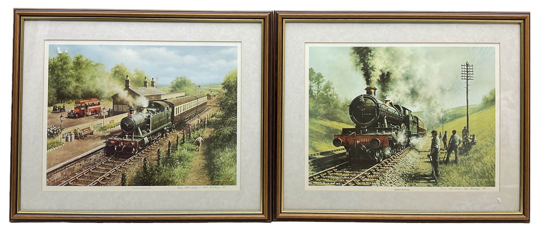 Don Breckon (British 1935-2013): 'Country Connection' and 'Sunday ...