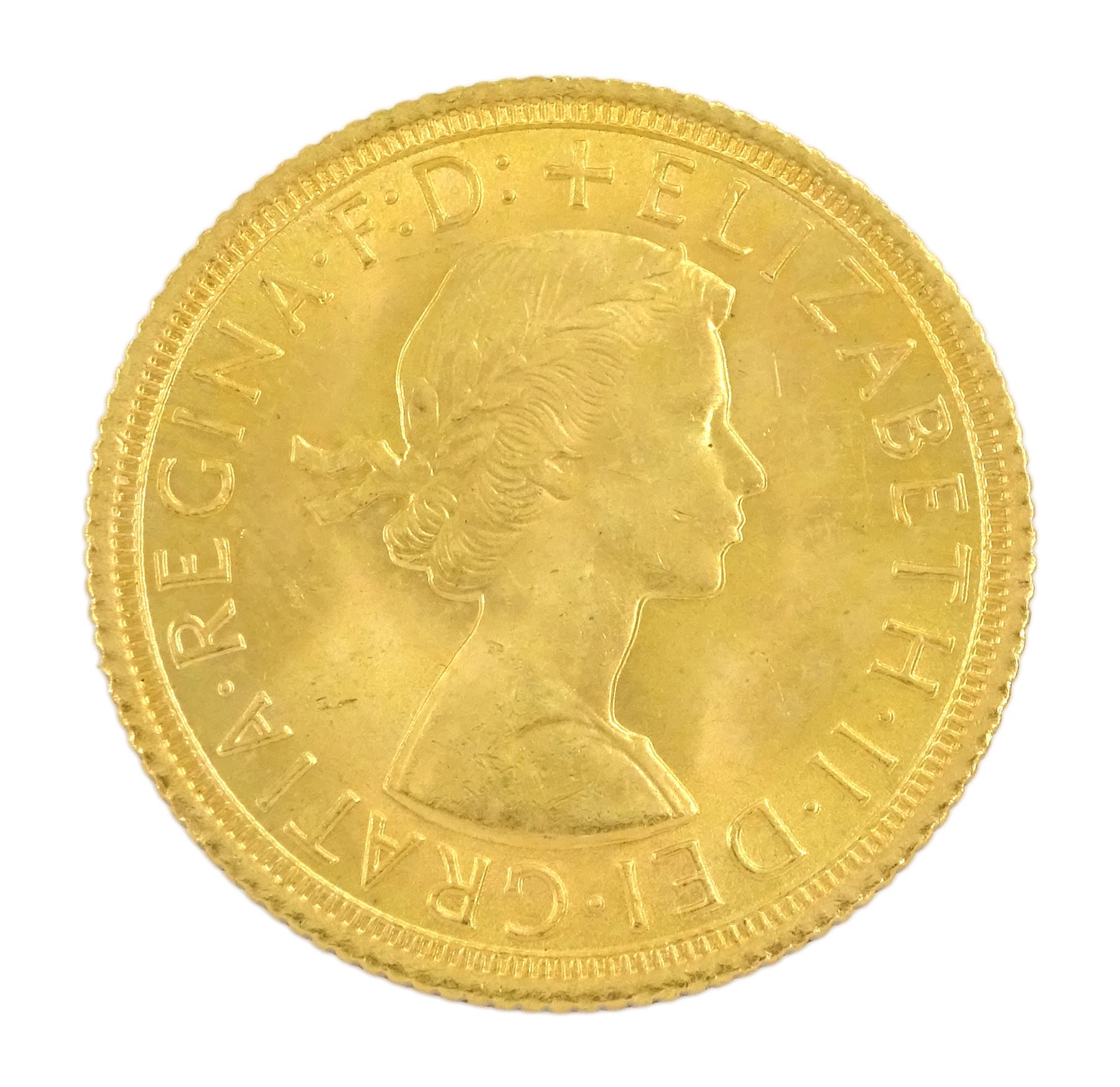 Queen Elizabeth II 1966 gold full sovereign coin | Coins, Tokens ...