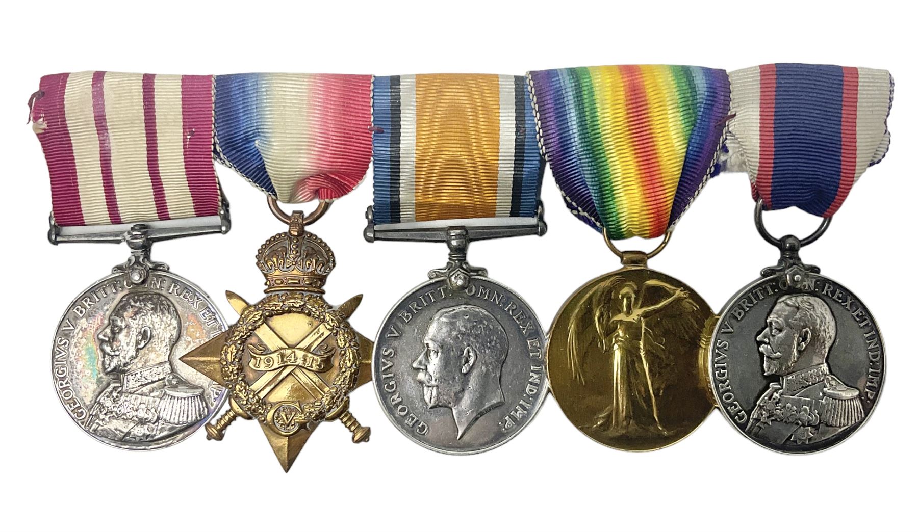 WW1 British Royal Navy Campaign and Royal Naval Fleet Reserve Long ...