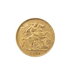 King Edward VII 1908 gold half sovereign coin | Coins, Tokens ...
