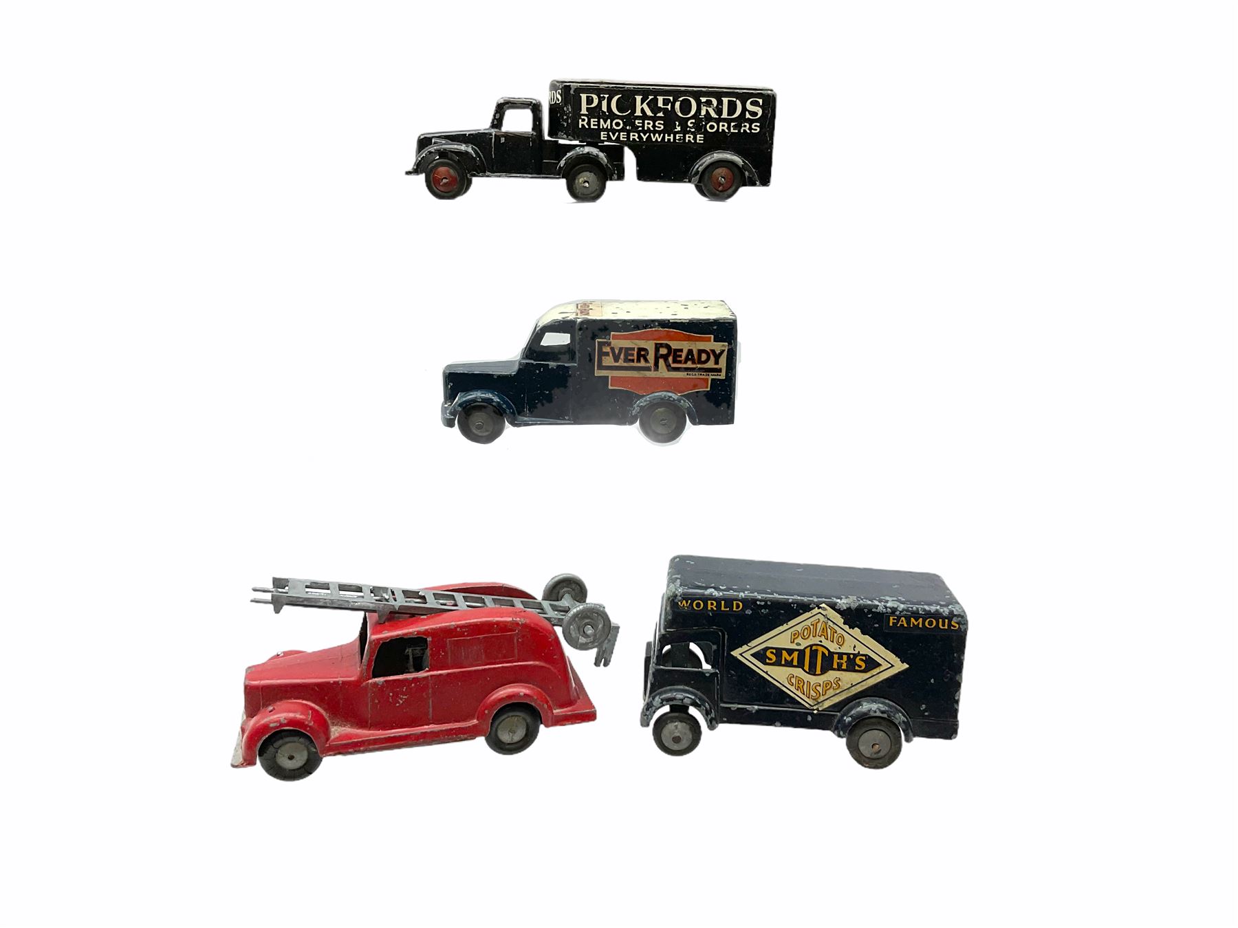 Timpo Toys - four unboxed and playworn die-cast commercial vehicles ...