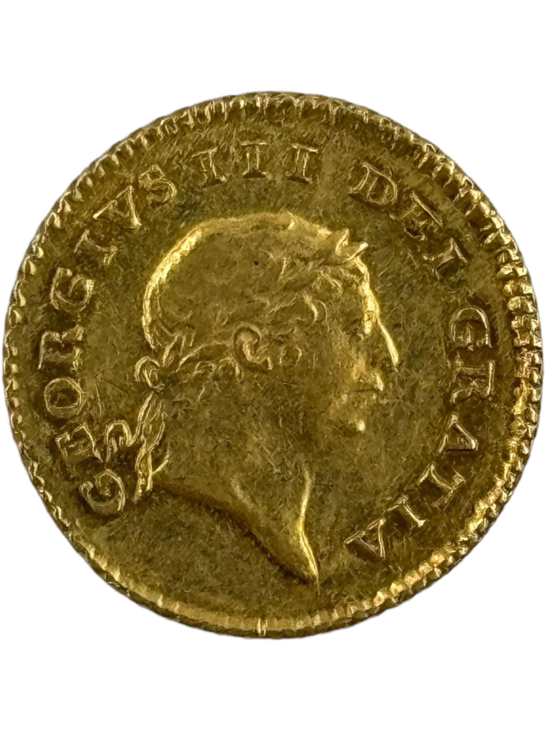 George III 1810 gold one third of a guinea coin - 15/05/2024