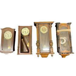 Four wall clocks for restoration or parts - Collectors & Clearance
