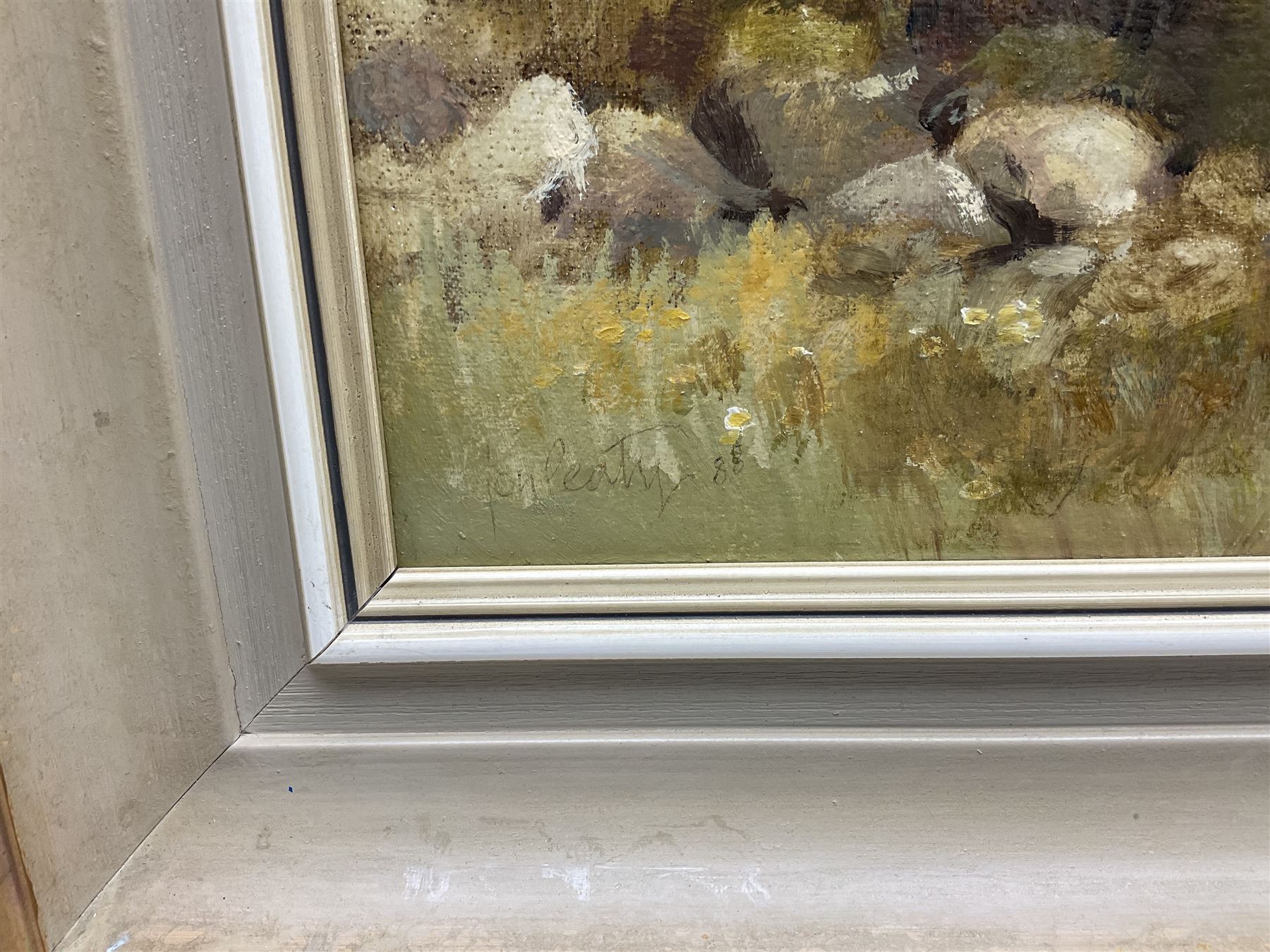 Jon Peaty (British 1914-1991): 'Chicken Run' and 'Old Boat Shed', two ...