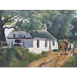 George Mortram Moorhouse (British 1882-1960): 'A Cottag - 26/08/2023