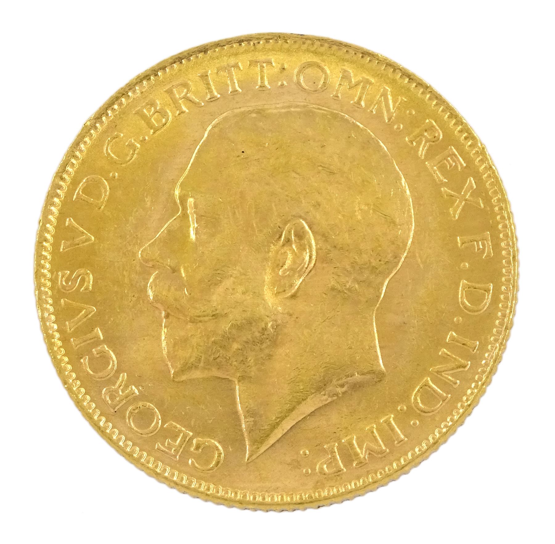 King George V 1919 gold full sovereign coin | Coins, Tokens & Banknotes ...