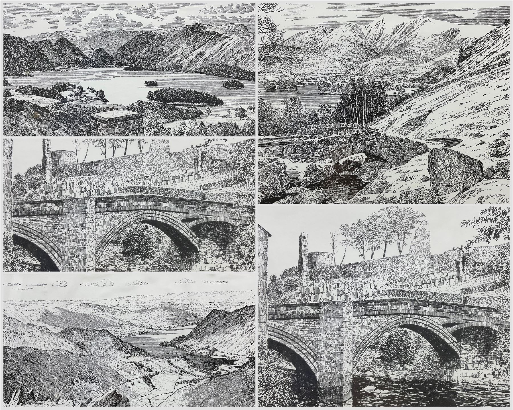 Alfred Wainwright MBE (British 1907-1991): 'Ashness Bridge ...