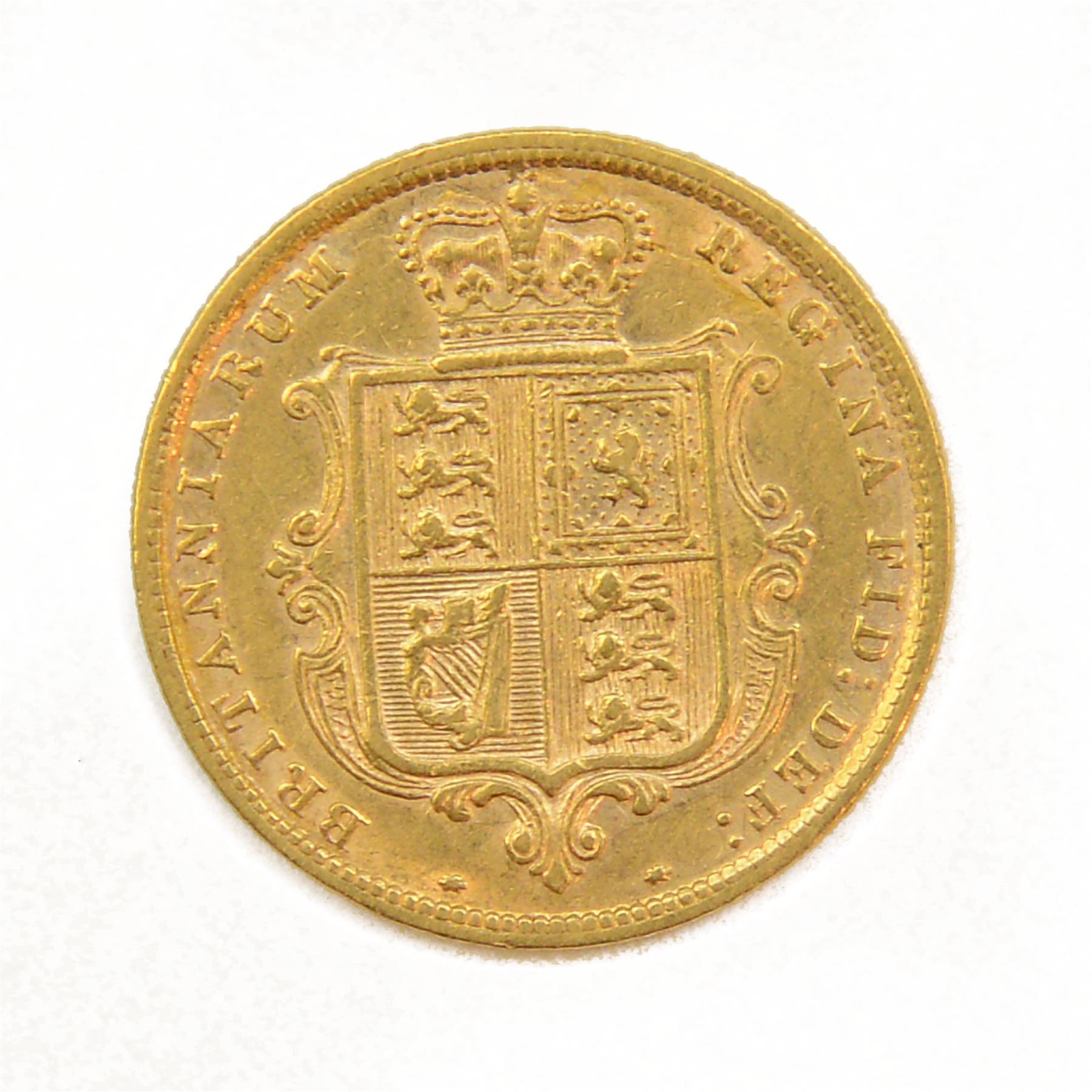 Queen Victoria 1883 gold half sovereign coin | Coins, Tokens ...