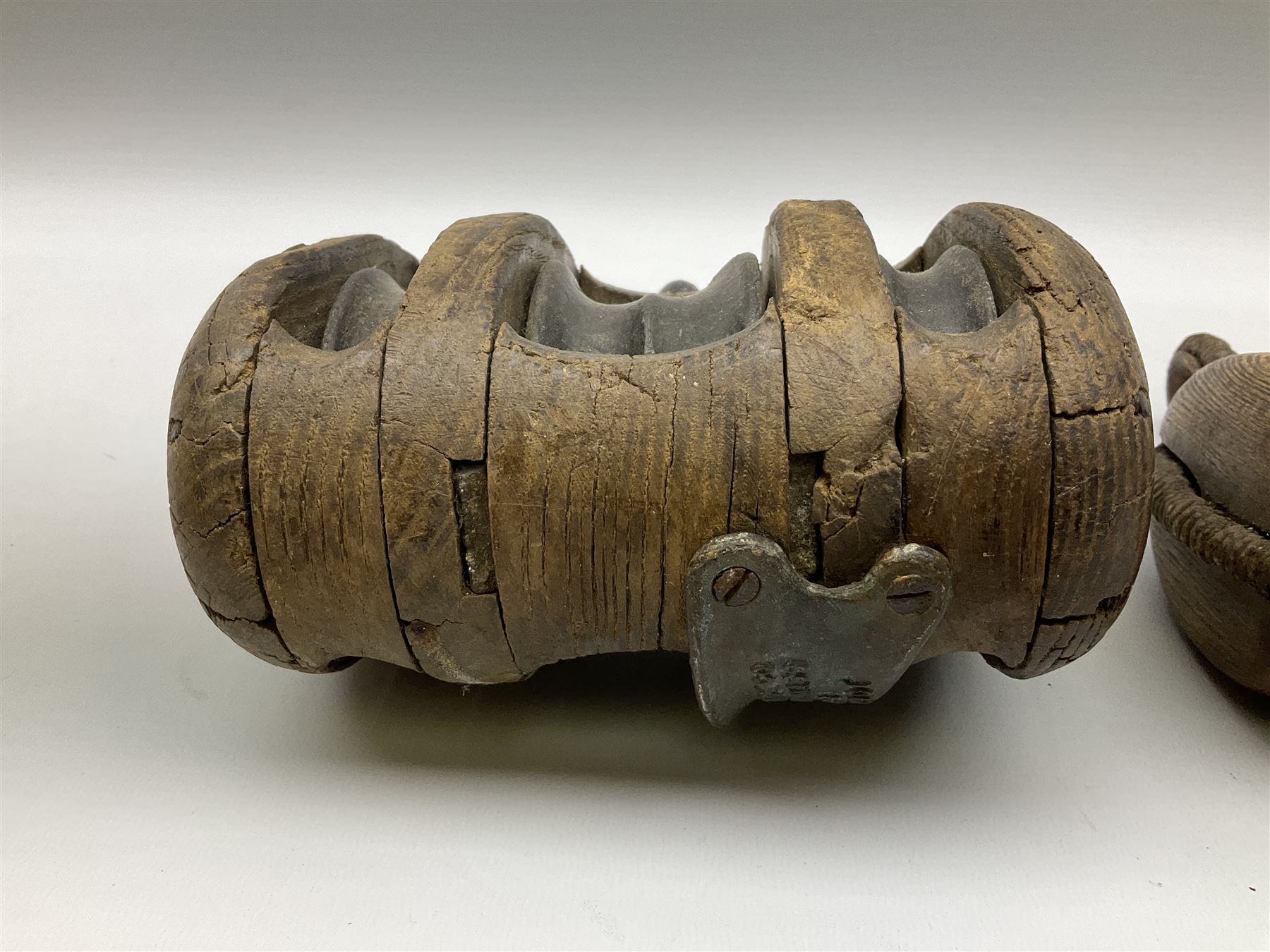Three wooden hook pulley blocks | Antiques, Collectables, Ceramics ...