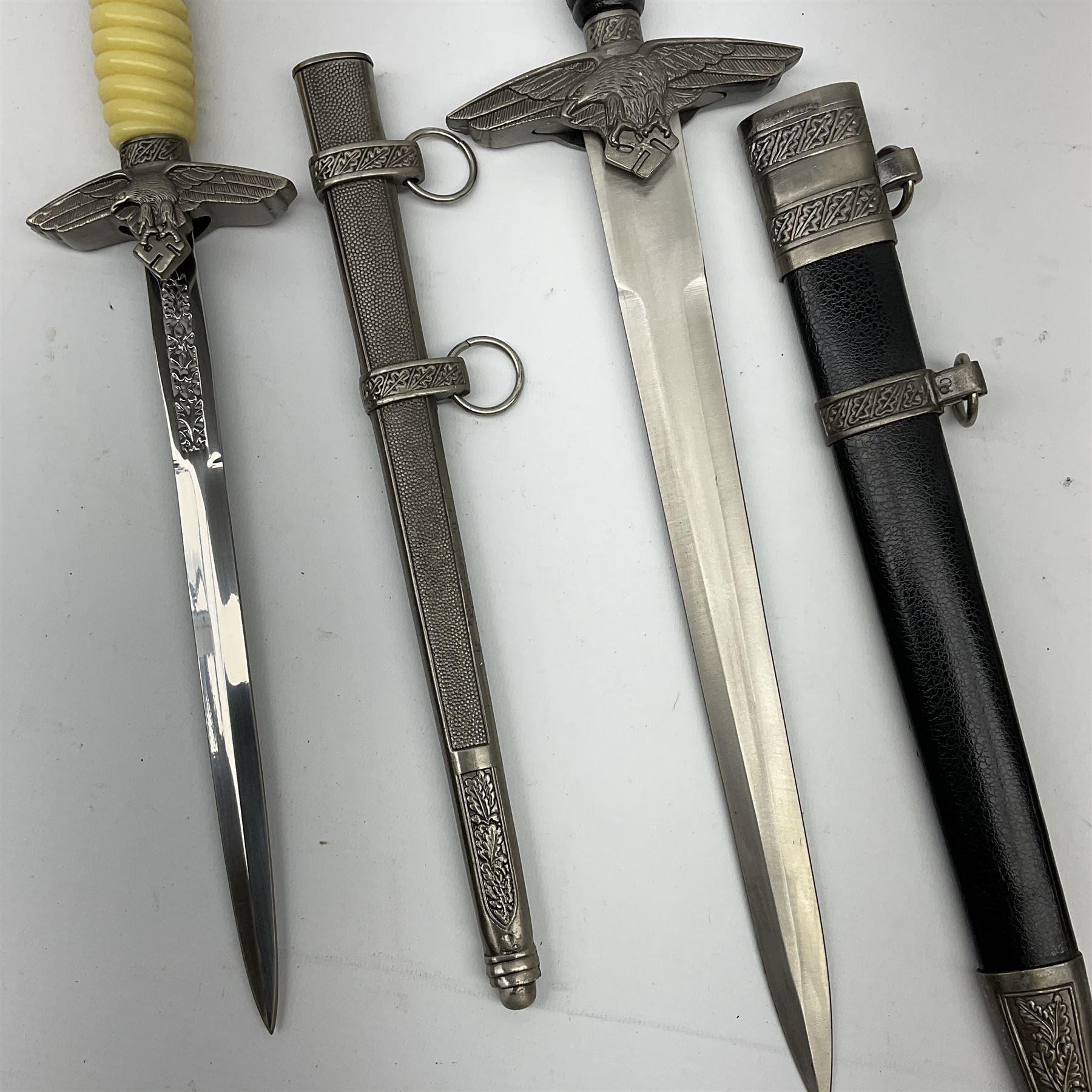 Two reproduction WW2 German daggers - Luftwaffe officer | Militaria | 12785