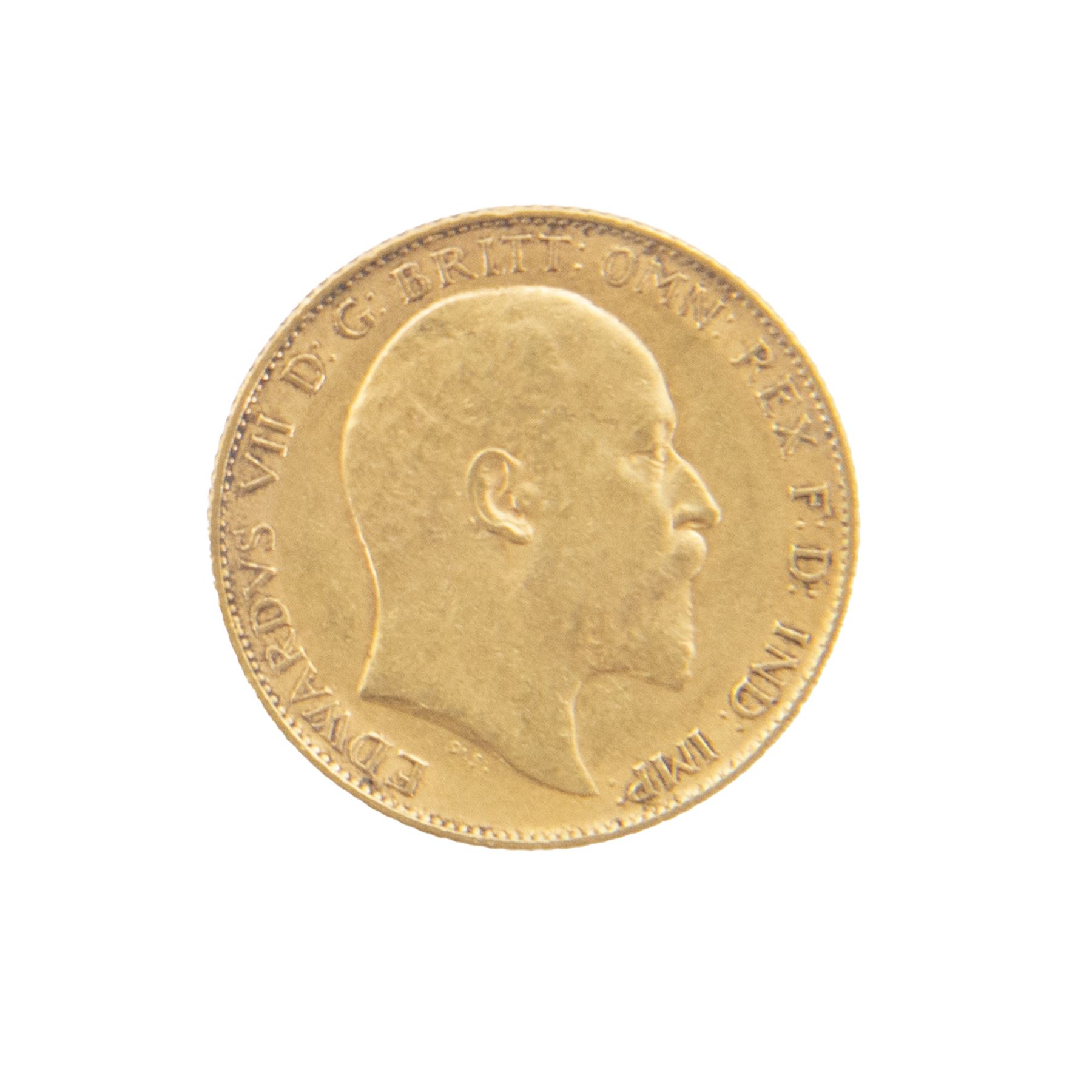 King Edward VII 1908 gold half sovereign coin | Coins, Tokens ...