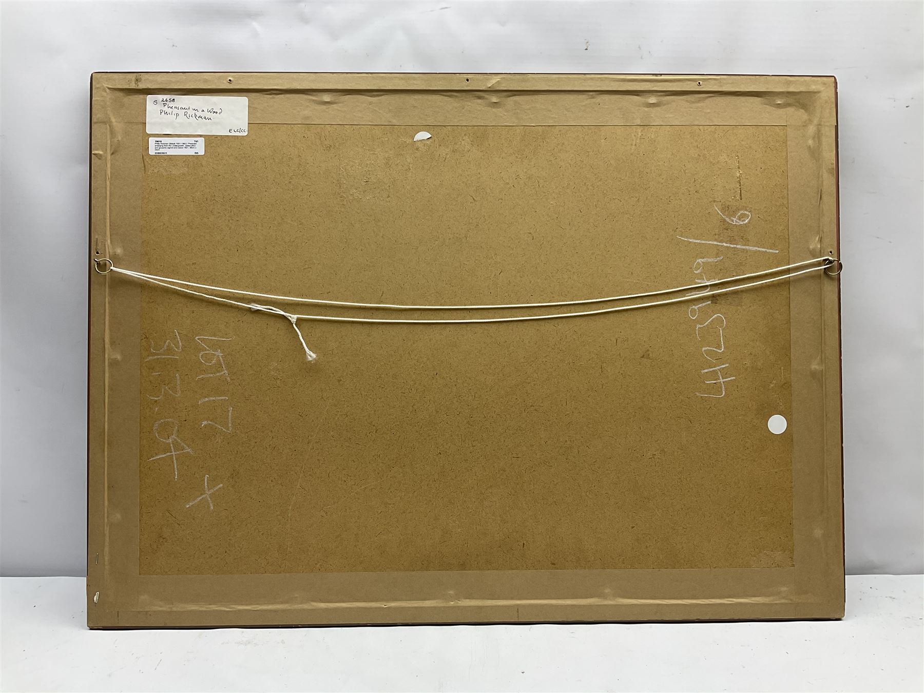 Philip Rickman (British 1891-1982): Pheasant emerging from the ...