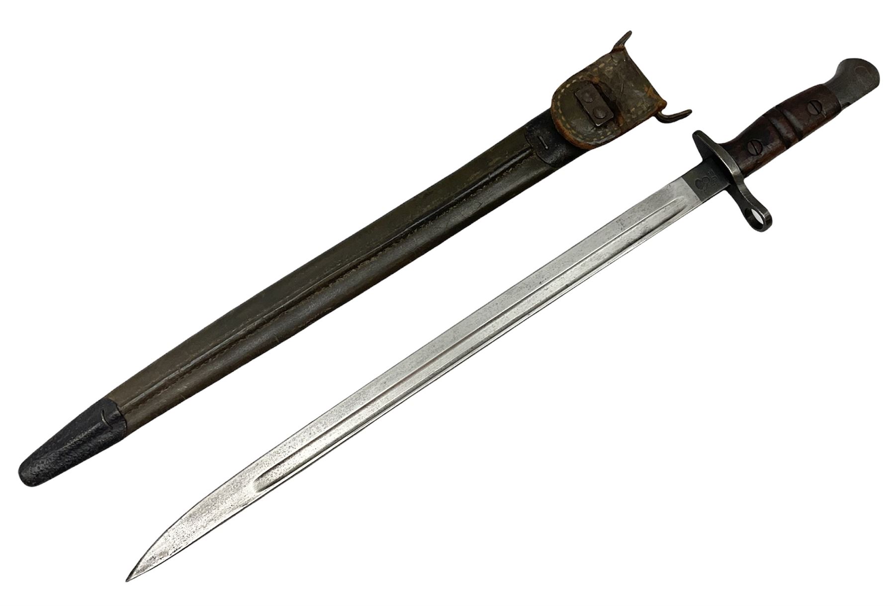 US Bayonet with 43cm fullered blade stamped Remington 1917 | Militaria ...