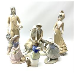 A group of six Spanish porcelain figures - 02/07/2021