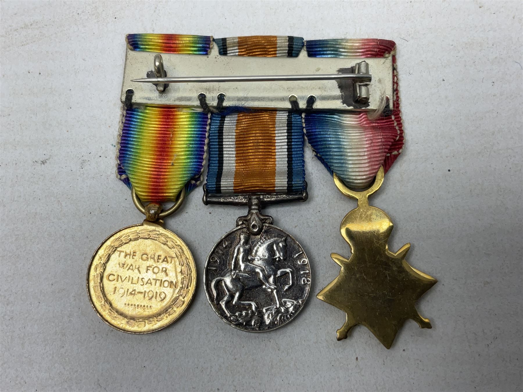 WW1 pair of medals comprising British War Medal and Victory Medal ...