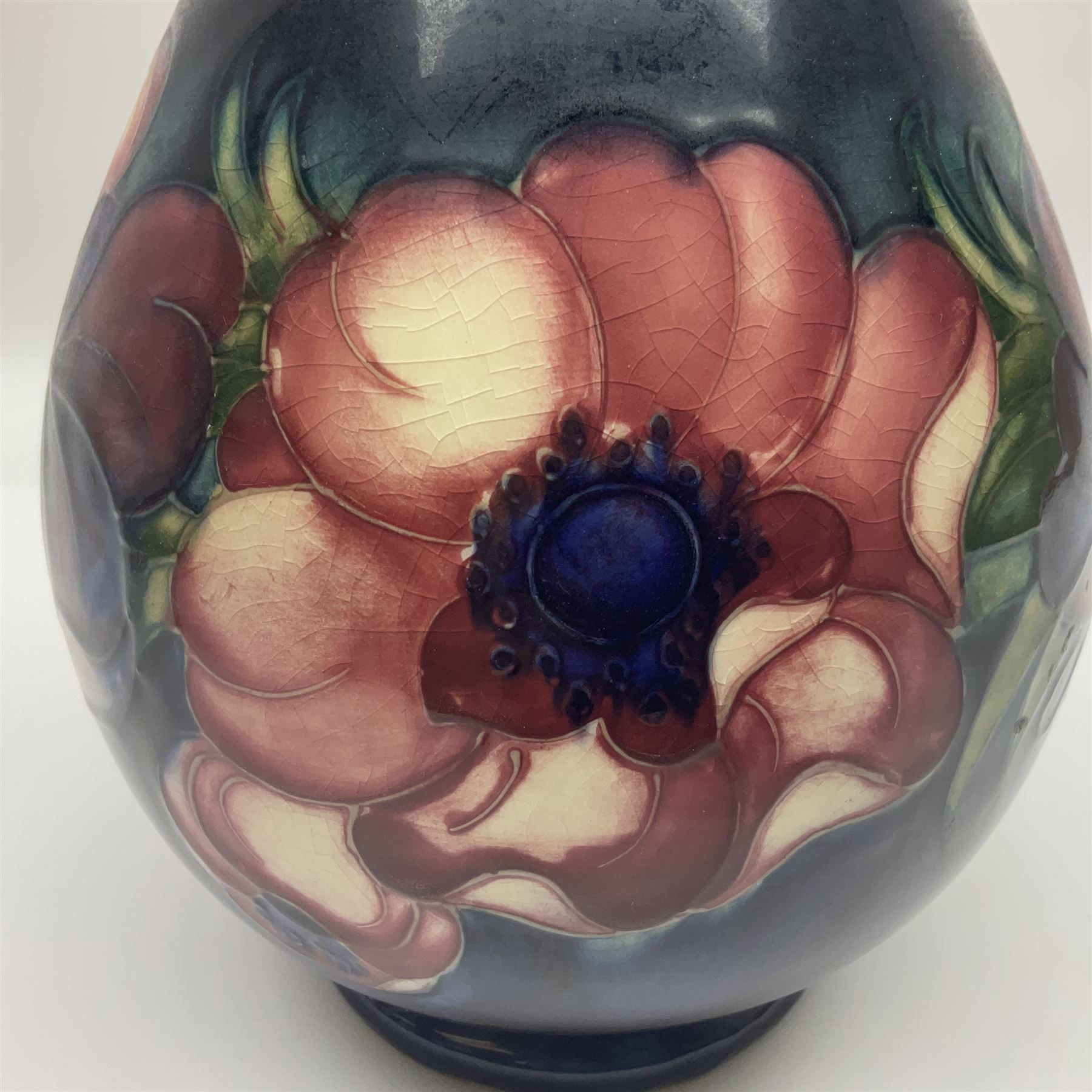 Moorcroft Anemone pattern vase of baluster form | Ceramics | 89691