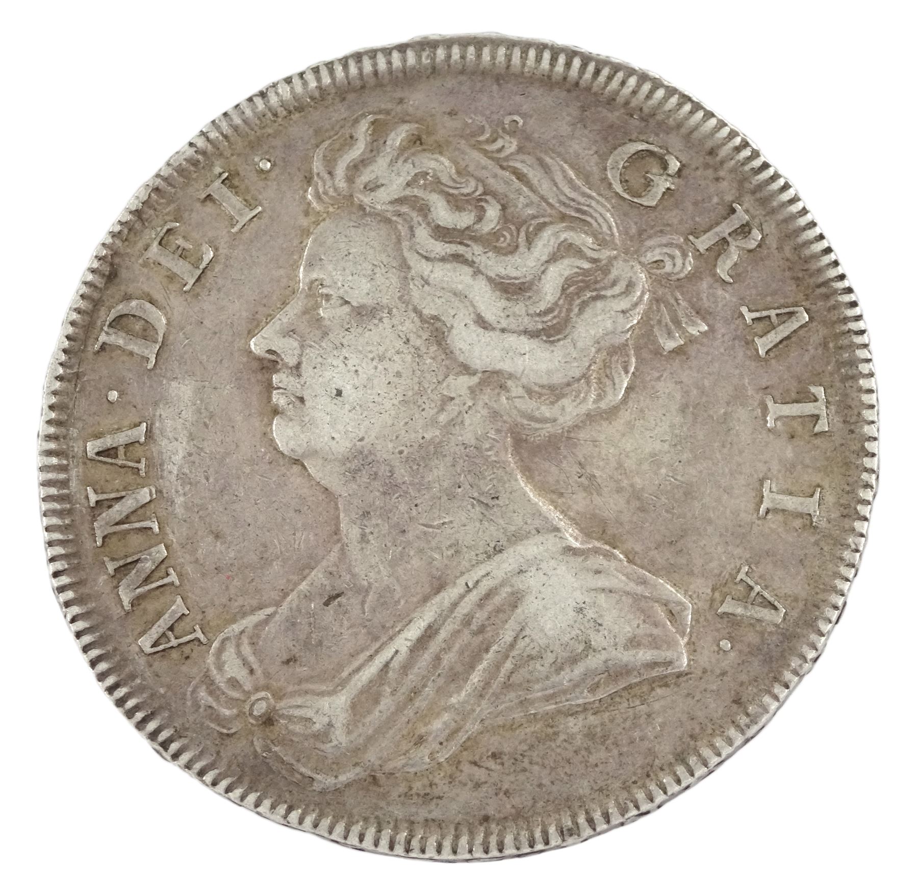 Queen Anne 1707 halfcrown coin - Coins, Banknotes & Stamps
