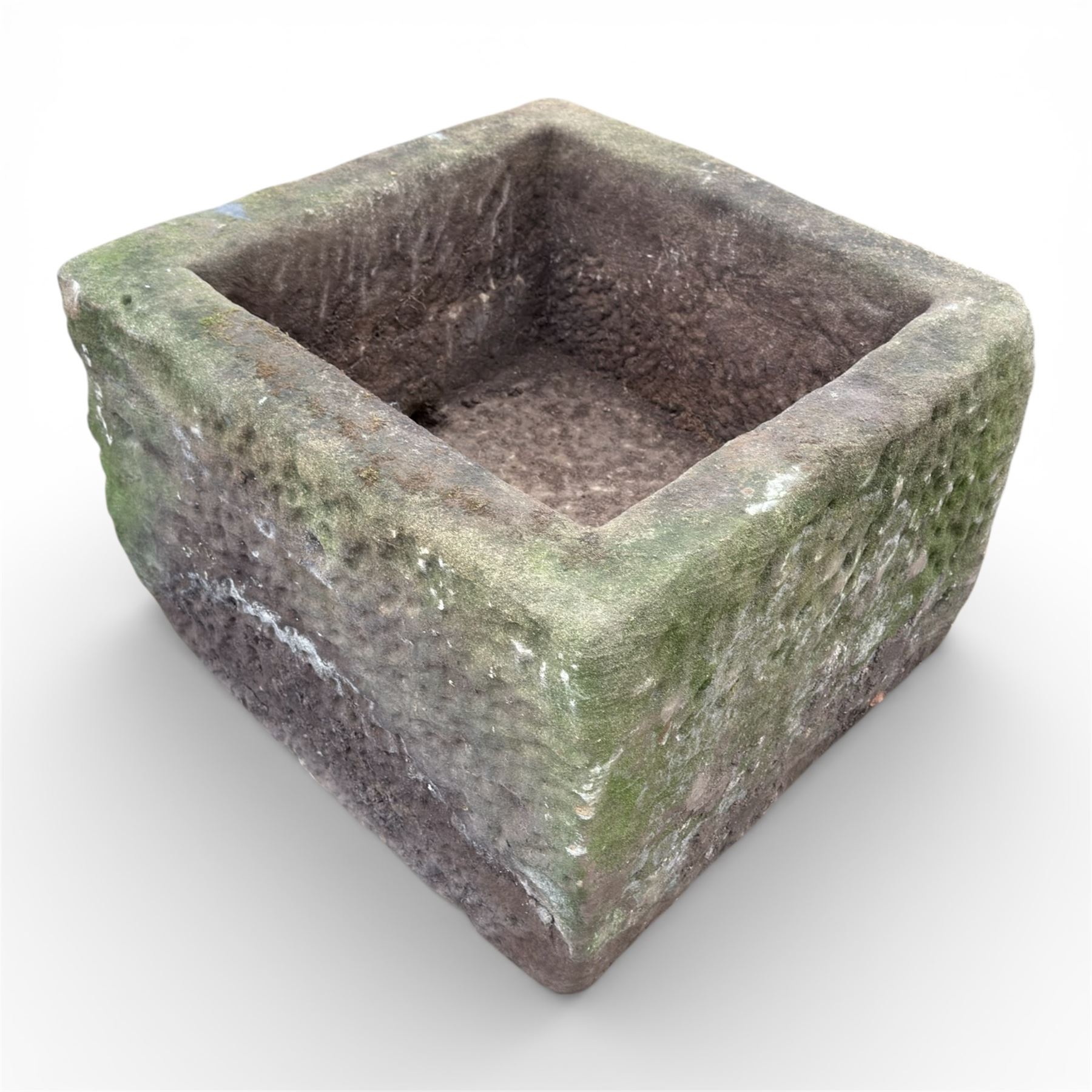 Two 19th century square stone trough planters | Planters, Statuary ...