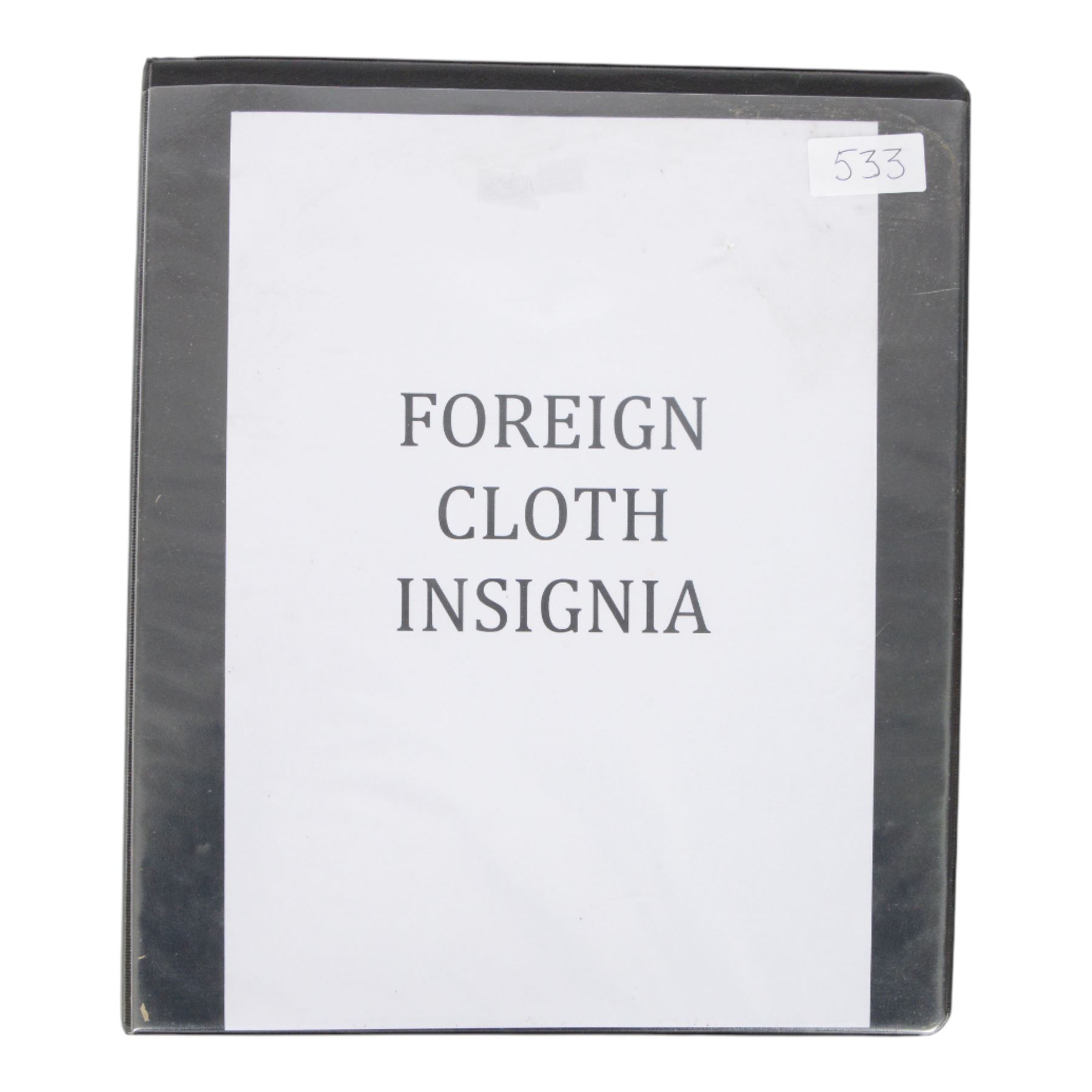 Collection of East German and West German Military cloth insignia ...