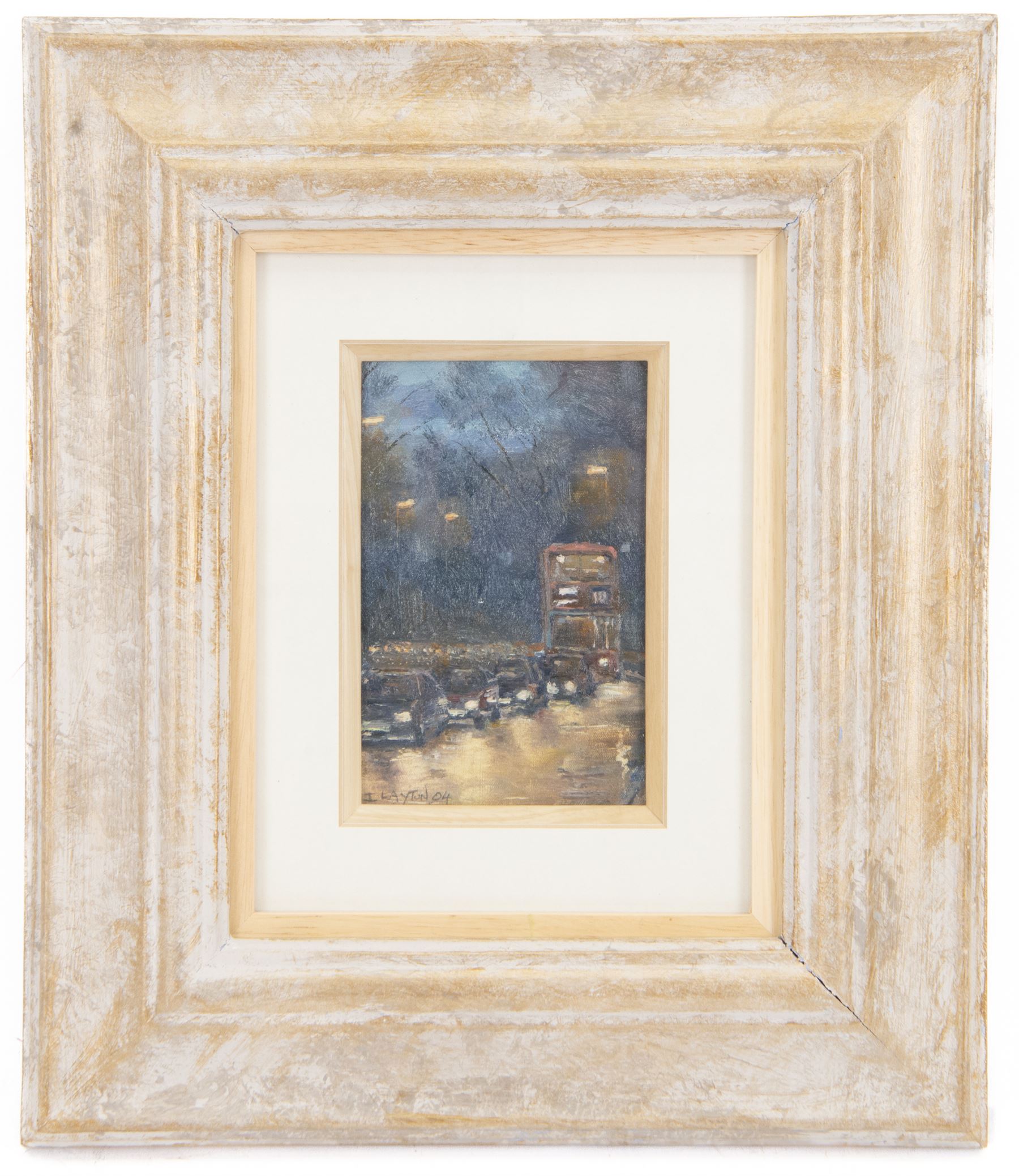 Ian Layton (British 1953-): 'Rain & Rush Hour London' | Paintings ...