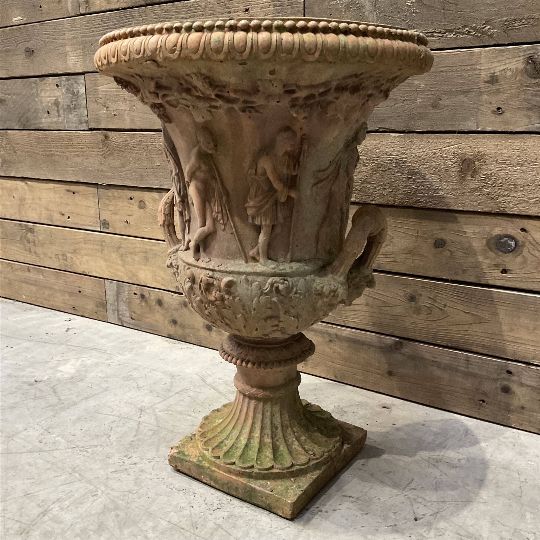 Small cast stone Grecian garden urn | Planters, Statuary & Decorative ...