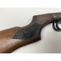 Pre-war BSA .177 air rifle with break barrel action and BSA logos to ...