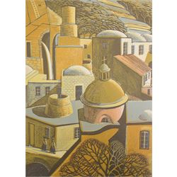 Frederick George Austin (British 1902-1990): Rooftops 'Positano ...