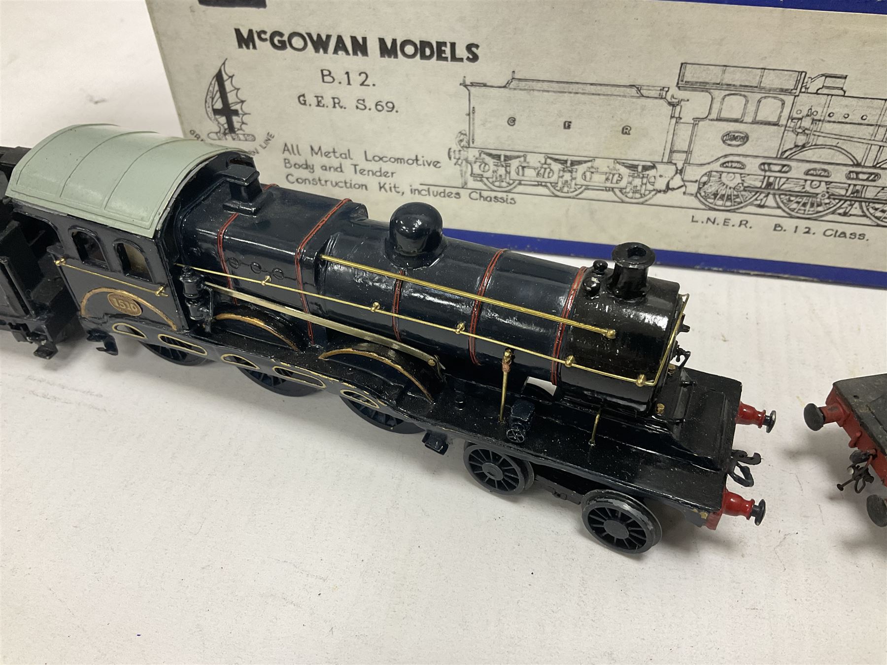 ‘00’ gauge - three kit built steam locomotives comprising GER Class S69 ...