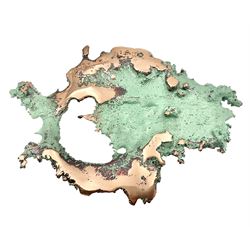 Large free form copper splash | Fossils, Minerals & Natural Sciences ...