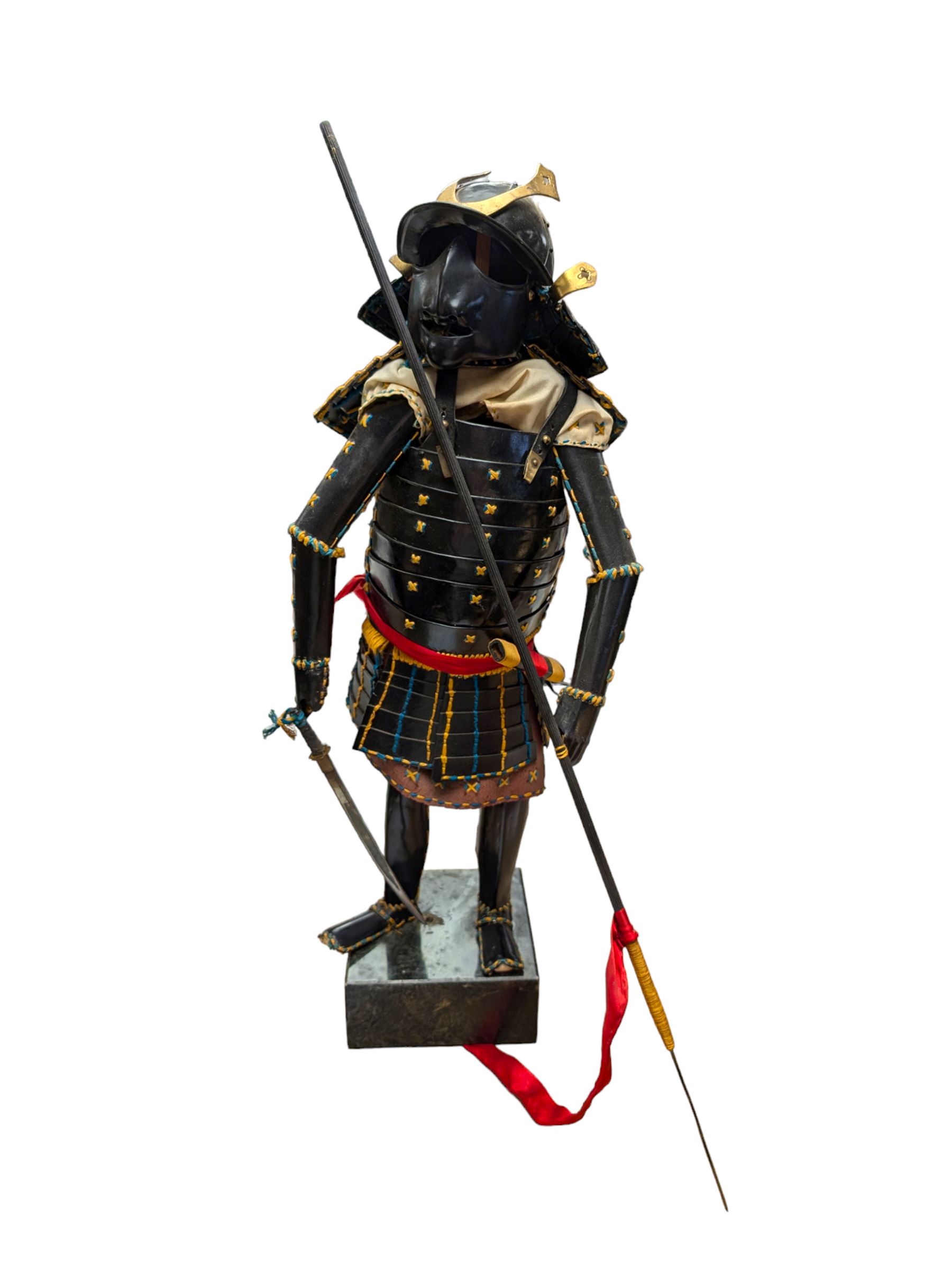 Model of a Samuri suit of armour | Wood, Metal & Other Decorative ...