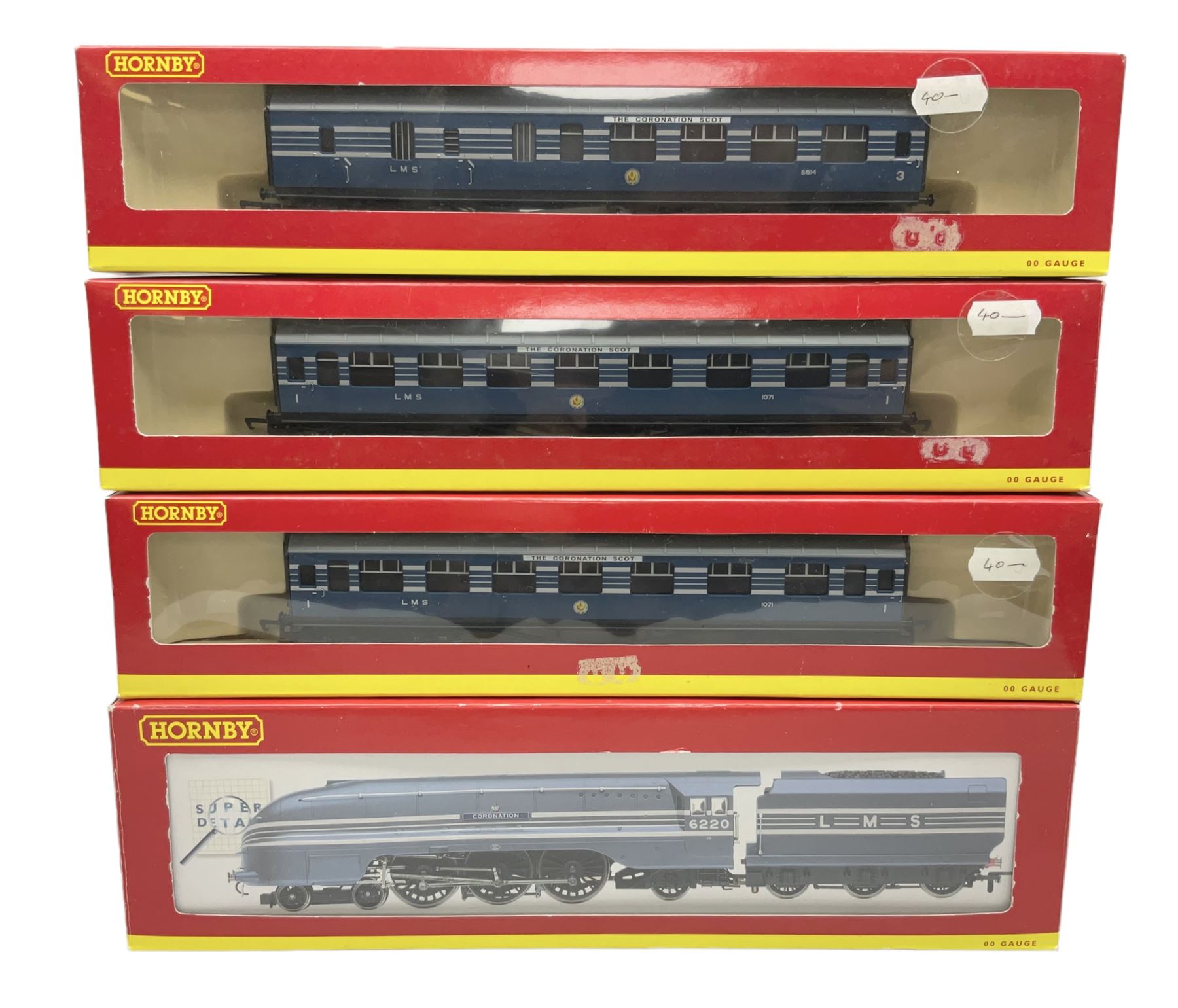 Hornby '00' gauge - LMS Streamlined Coronation Class 4-6-2 locomotive ...