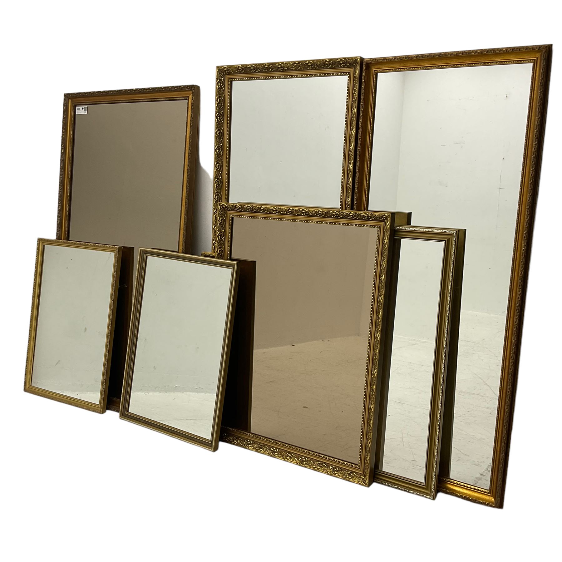 Collection of eight mirrors (8) - Collectors & Clearance
